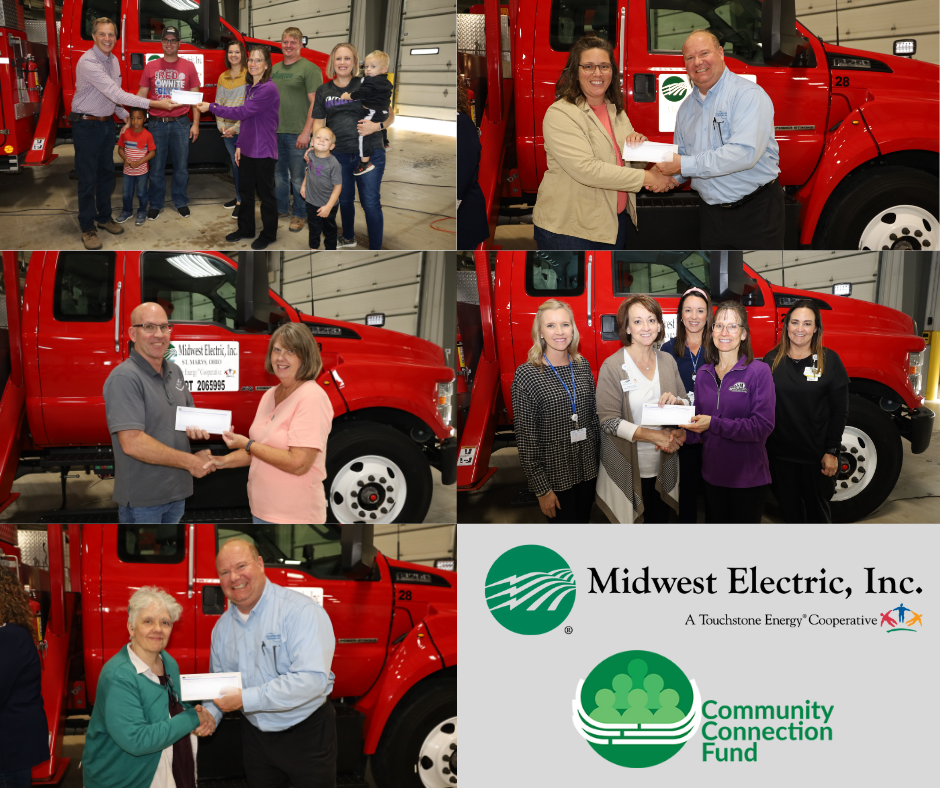 Midwest Electric members donate $15,025 to 21 local causes | Midwest ...
